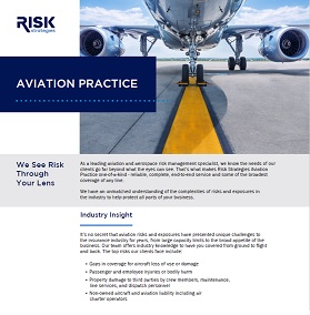 Non-Owned Aviation Aircraft Liability Insurance | Risk Strategies