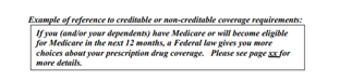 Upcoming Medicare Part D Creditable Coverage: Notice Distribution Deadline