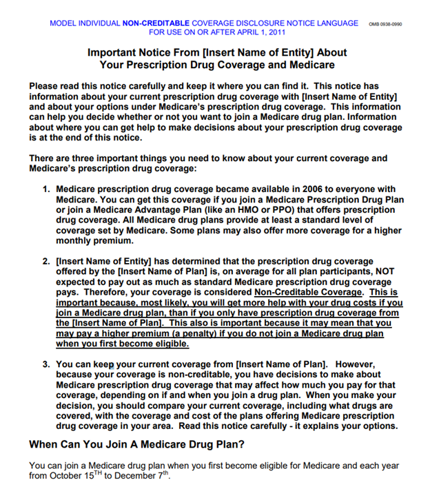 Medicare Part D Creditable Coverage – Changes & Challenges for 2025