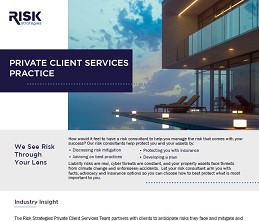 Private Client Services | Risk Strategies | Risk Management